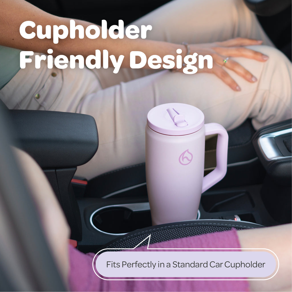 Hydracy Soulmate 40oz Insulated Tumbler with Handle & Straw — IceVault